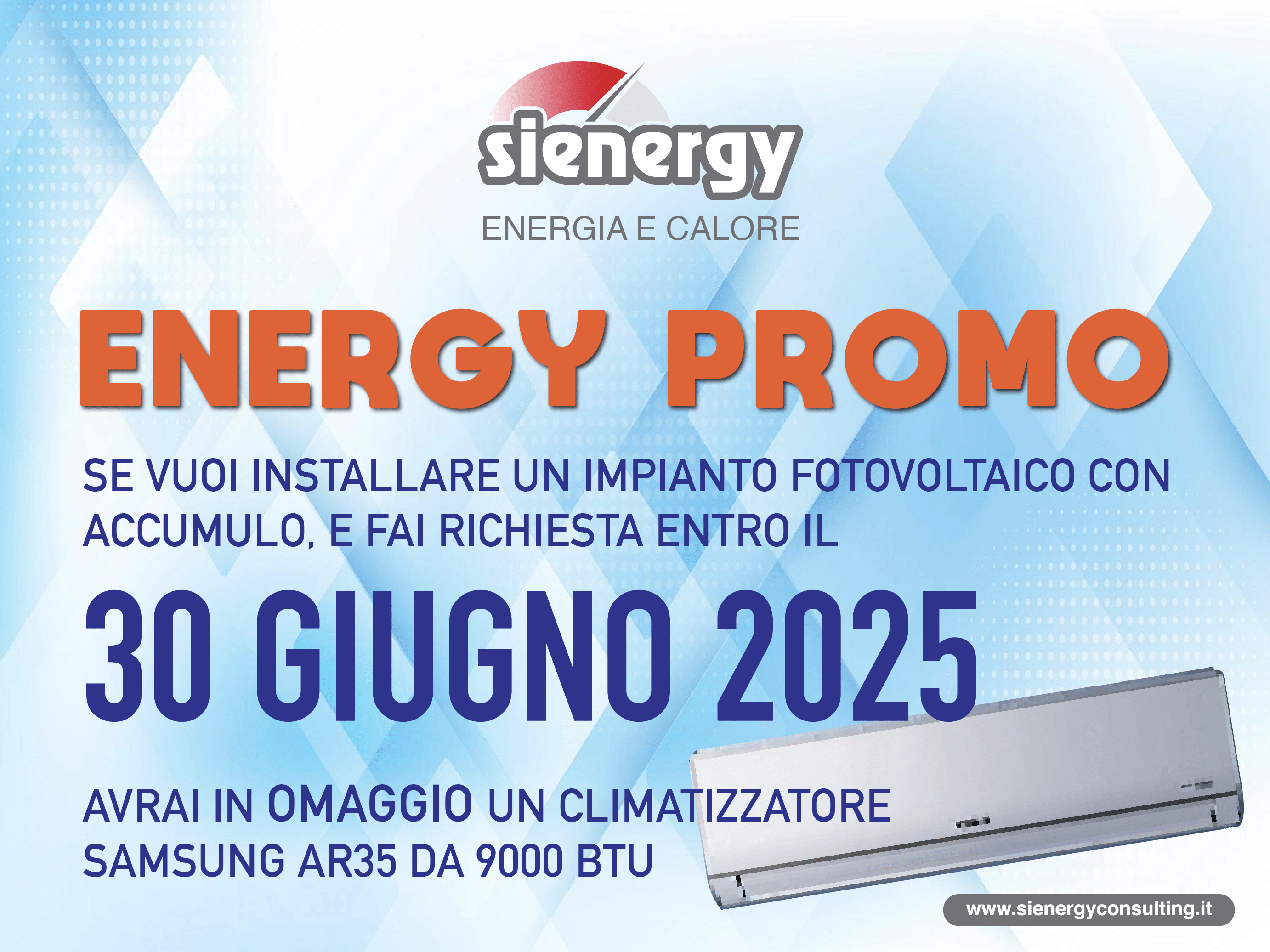 Promozioni fotovoltaico 2025 Sienergy: scopri le Energy Promo - Sienergy